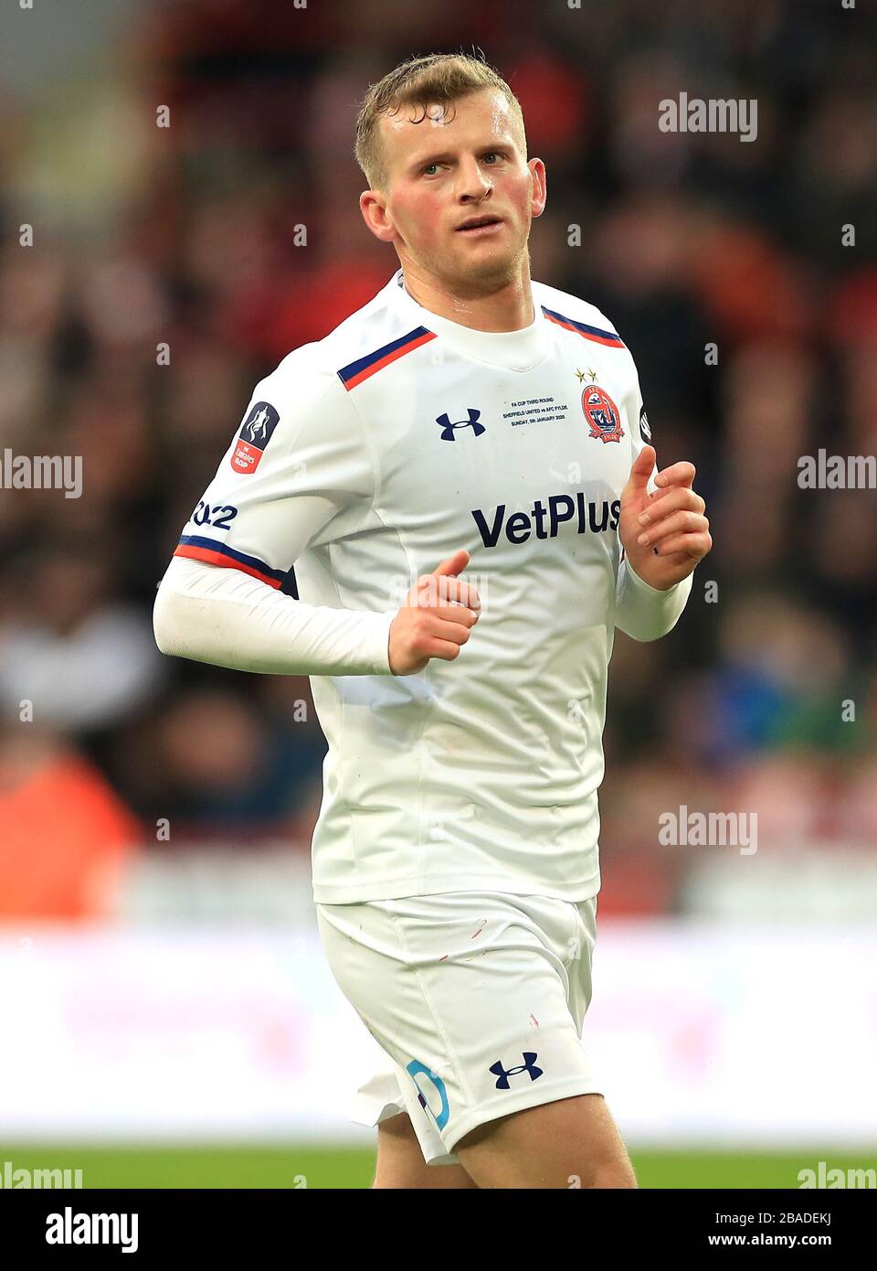 AFC Fylde's Danny Rowe Stock Photo - Alamy