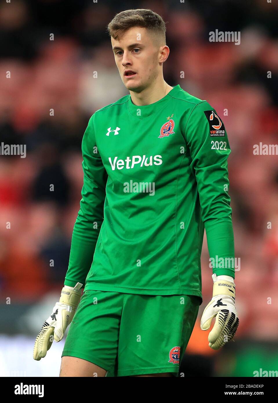 AFC Fylde goalkeeper Sam Hornby Stock Photo - Alamy