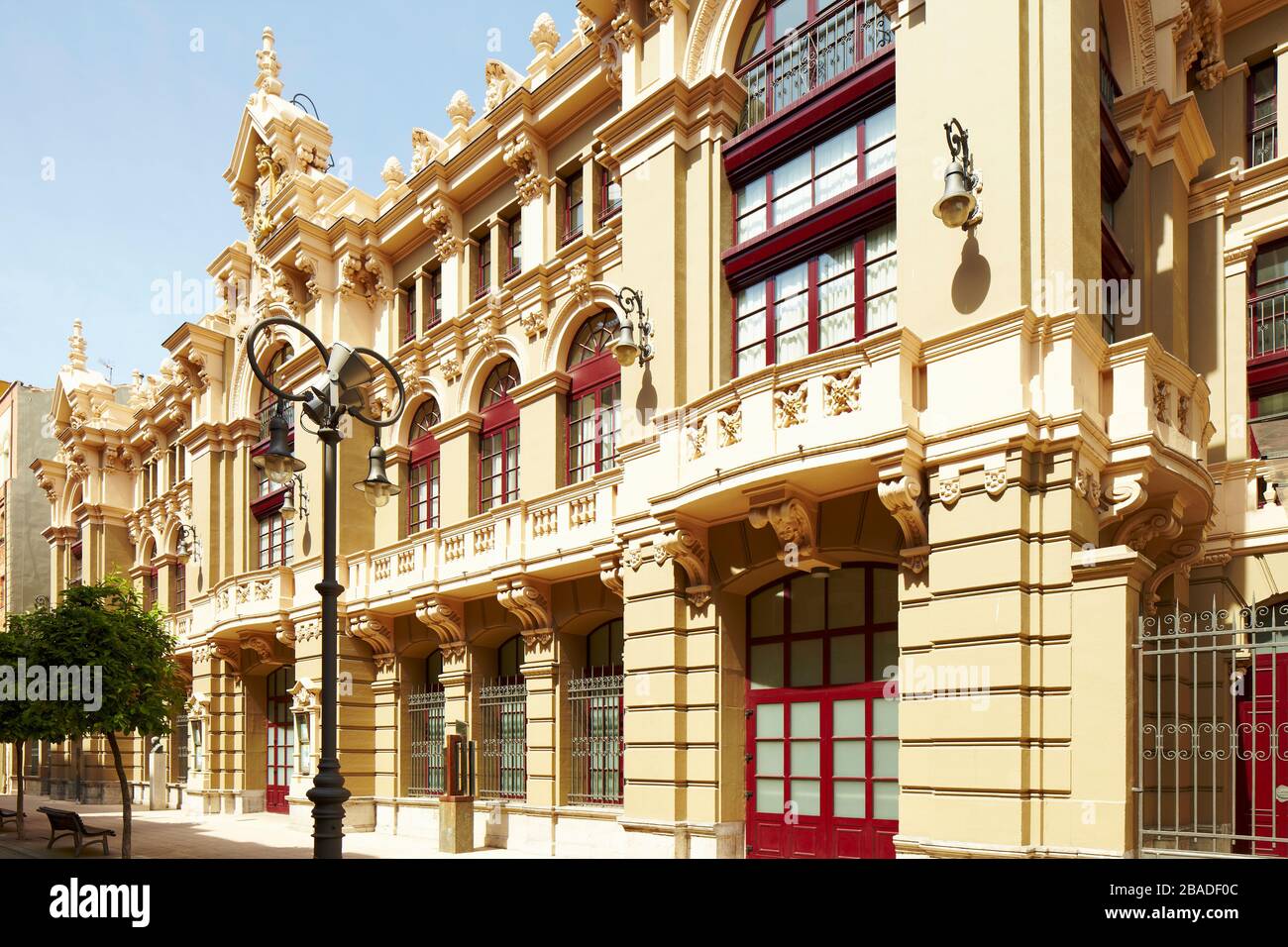 Theater and opera house in Avilés in Spain Stock Photo - Alamy