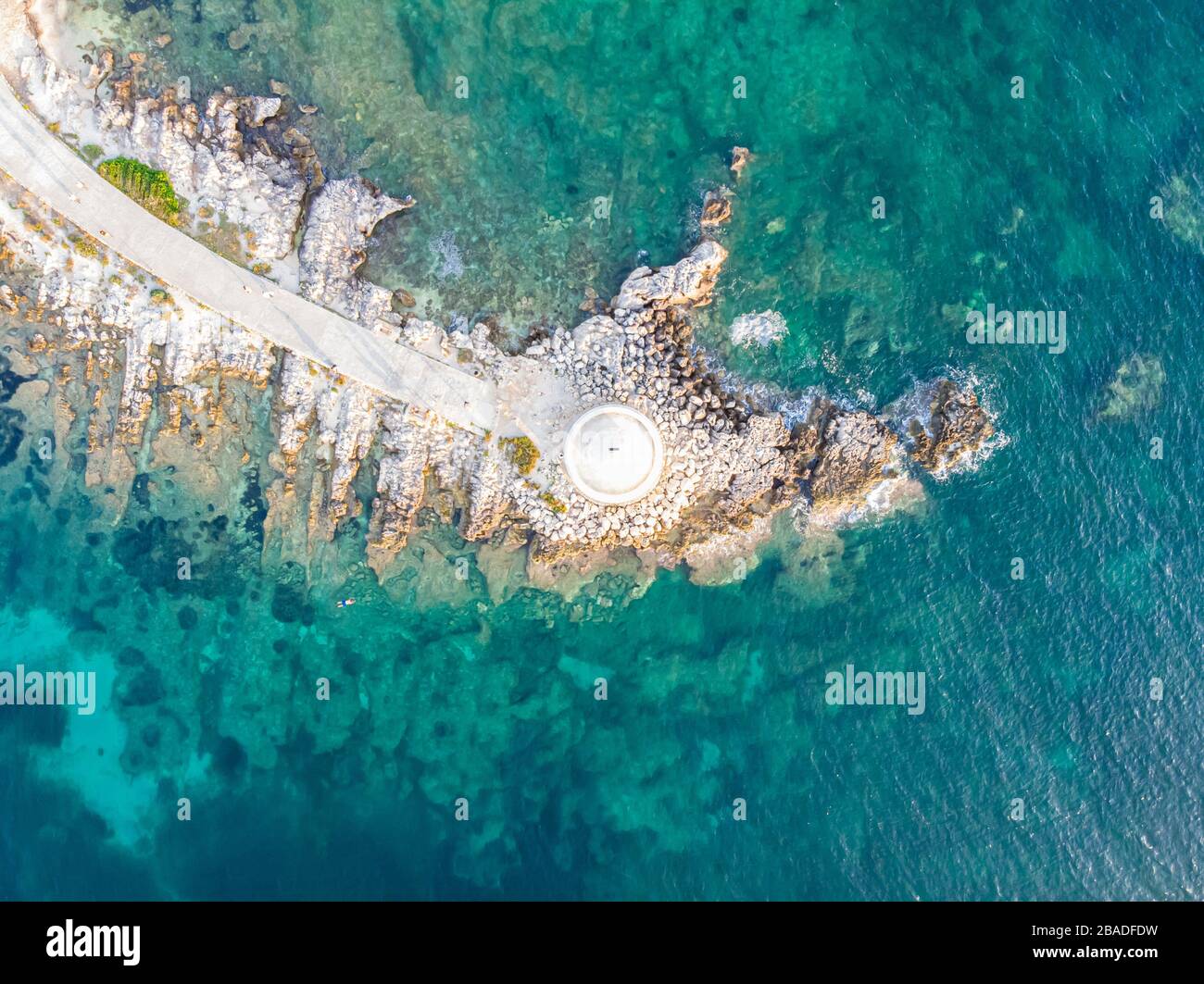 Sain Theodore lighthouse in Argostoli Kefalonia, Greece Stock Photo - Alamy