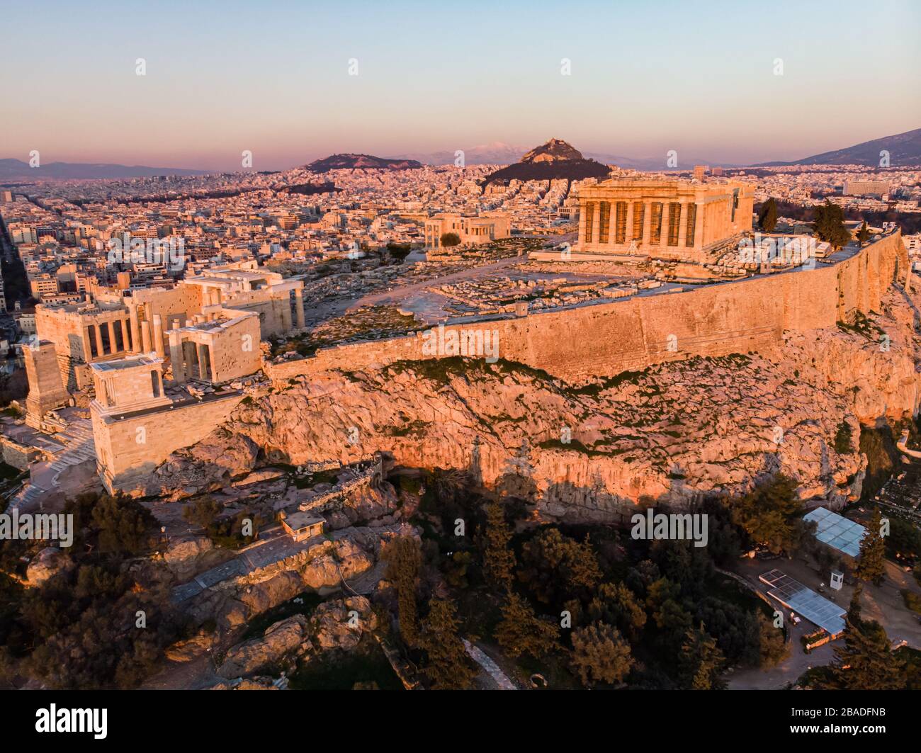 Parthenon athens drone hi-res stock photography and images - Alamy