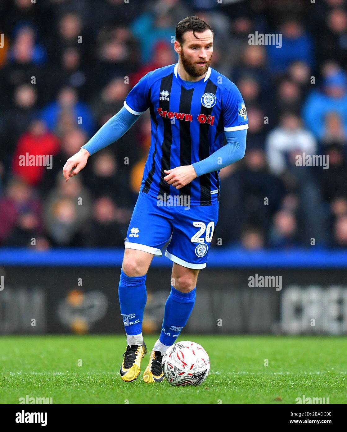 Rochdale's Jimmy Ryan in action Stock Photo - Alamy