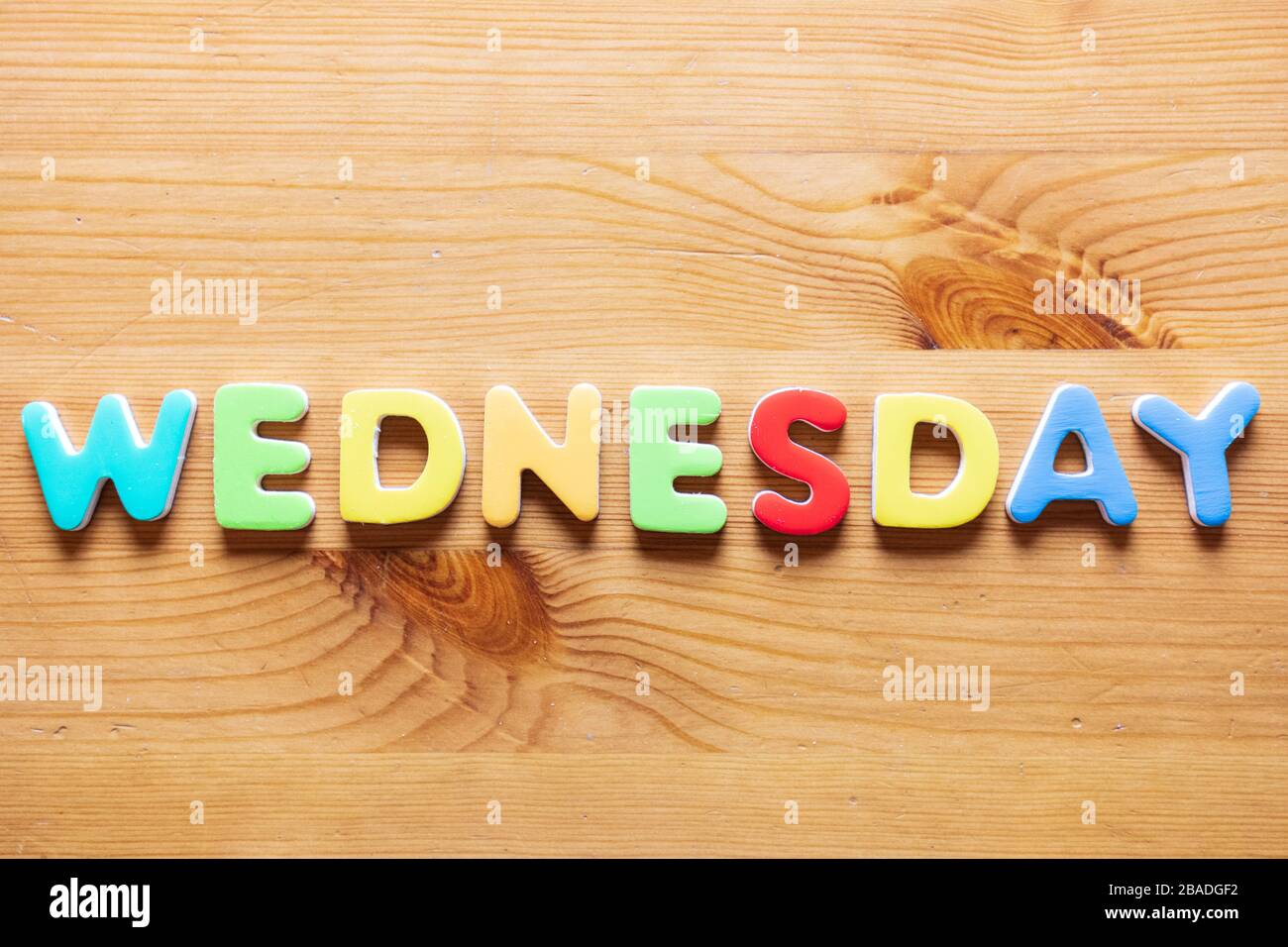 Wednesday alphabet hi-res stock photography and images - Alamy