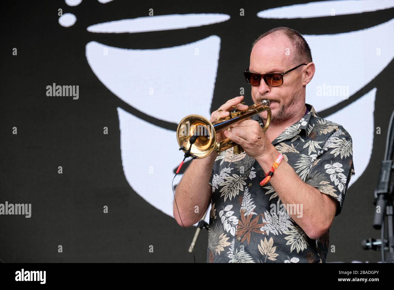 Trumpeter, Robin Hopcraft founder member of afrobeat and reggae ...