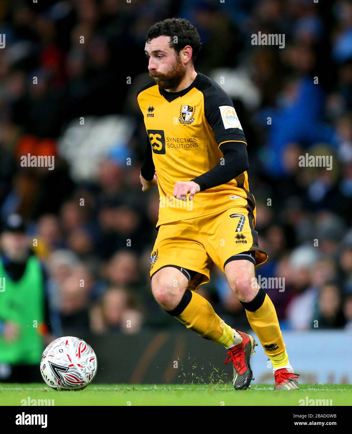 Port Vale's David Worrall in action Stock Photo - Alamy