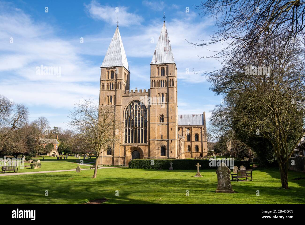 Spring at Southwell Minster, Southwell Nottinghamshire England UK Stock ...