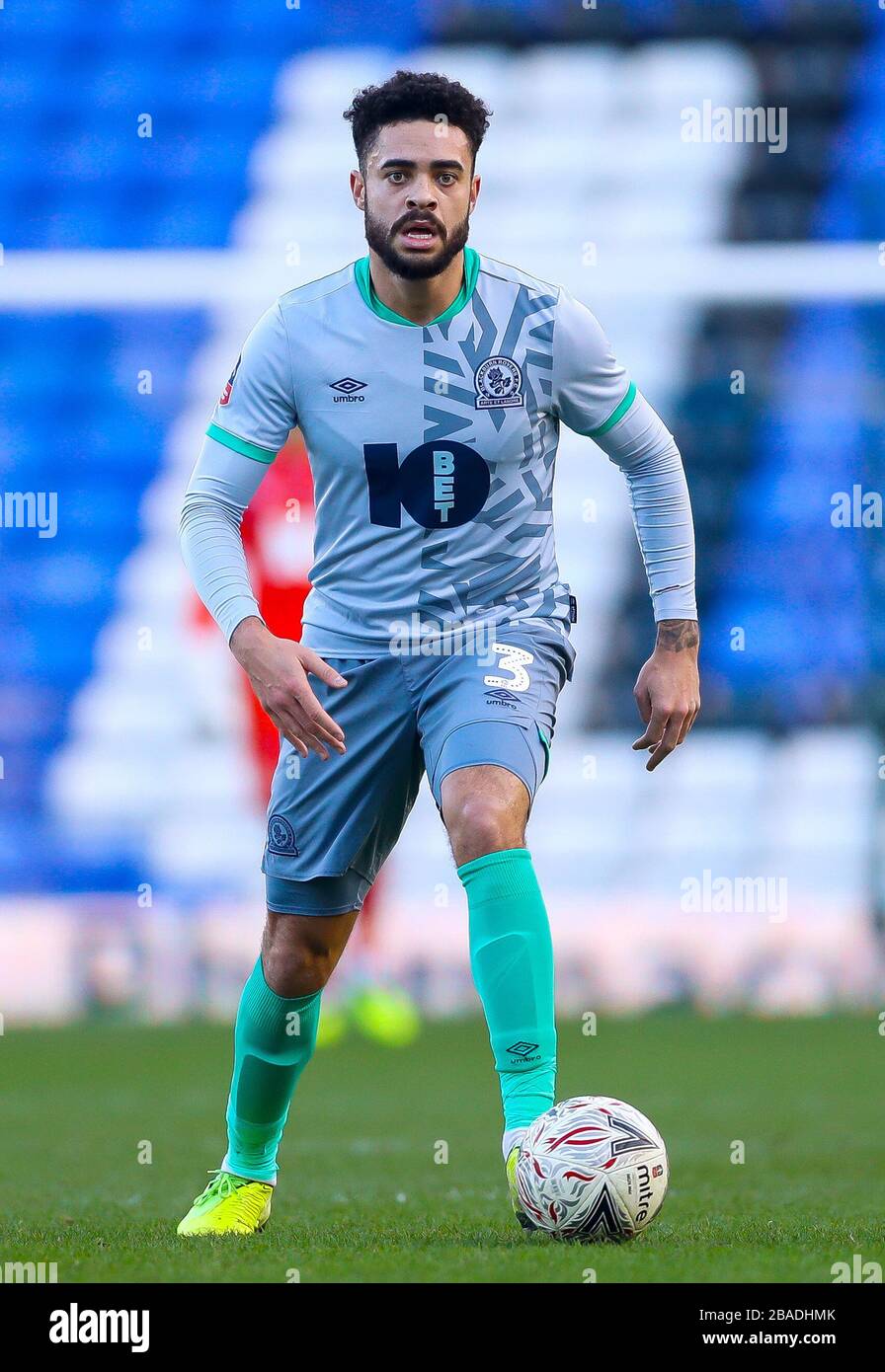 Blackburn Rovers' Derrick Williams during the FA Cup Third Round match ...