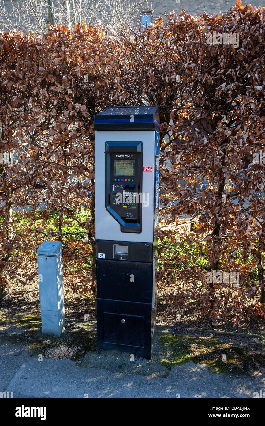 Parking ticket machine in Cambridge Stock Photo - Alamy
