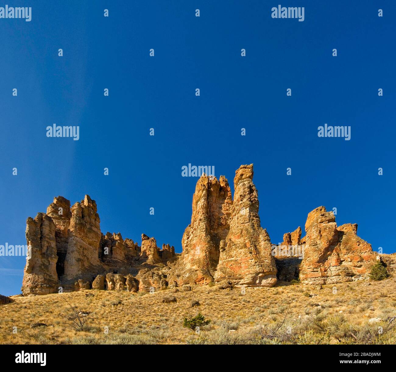 The Palisades of Iron Mountain at John Day Fossil Beds National ...