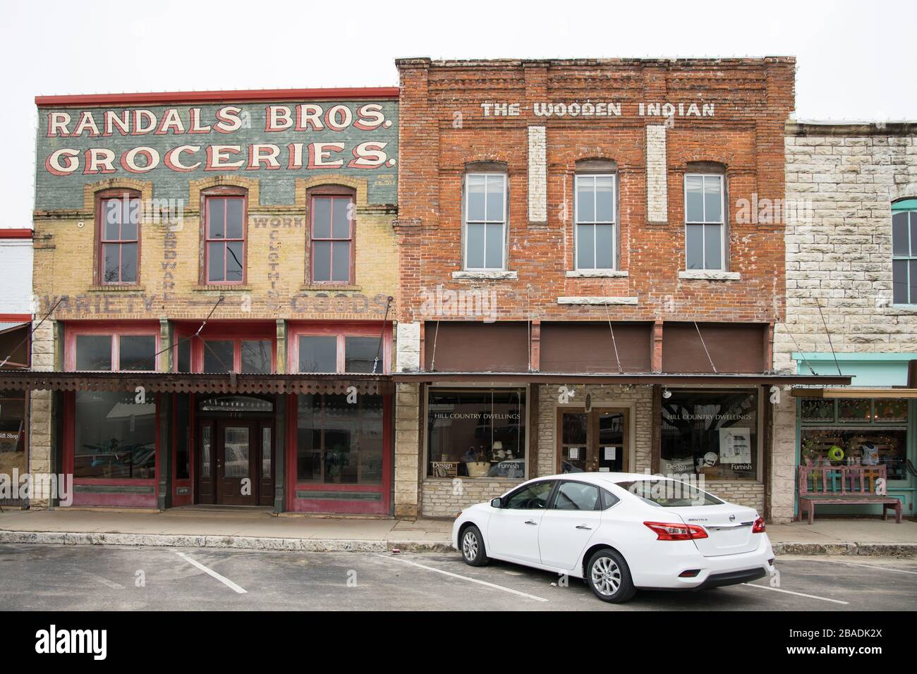 fine old buildings in the small town of hico texas Stock Photo - Alamy