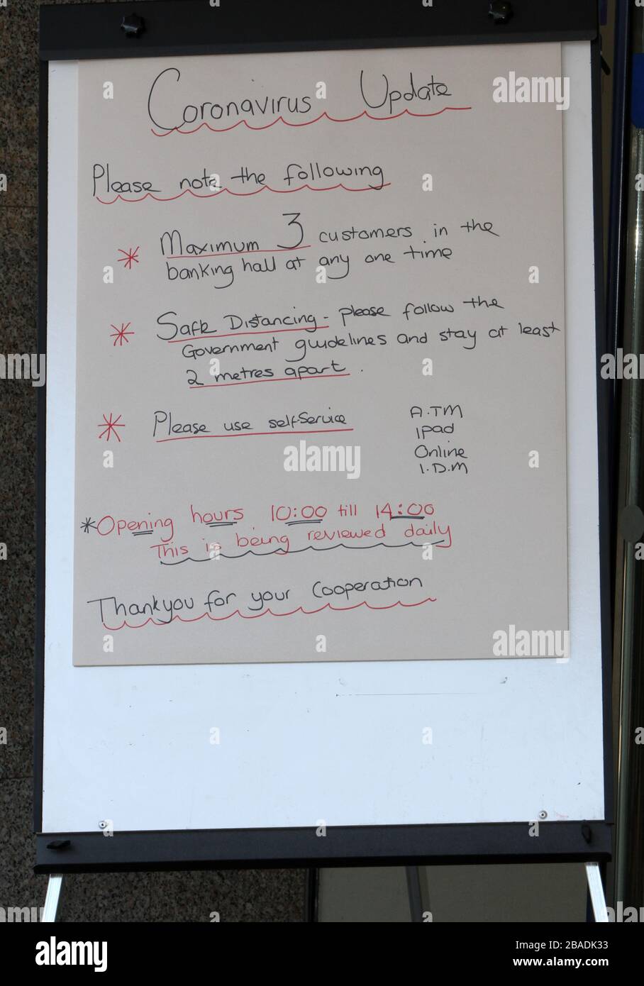 Paignton, Devon, England: Signs around the town warning of the ...