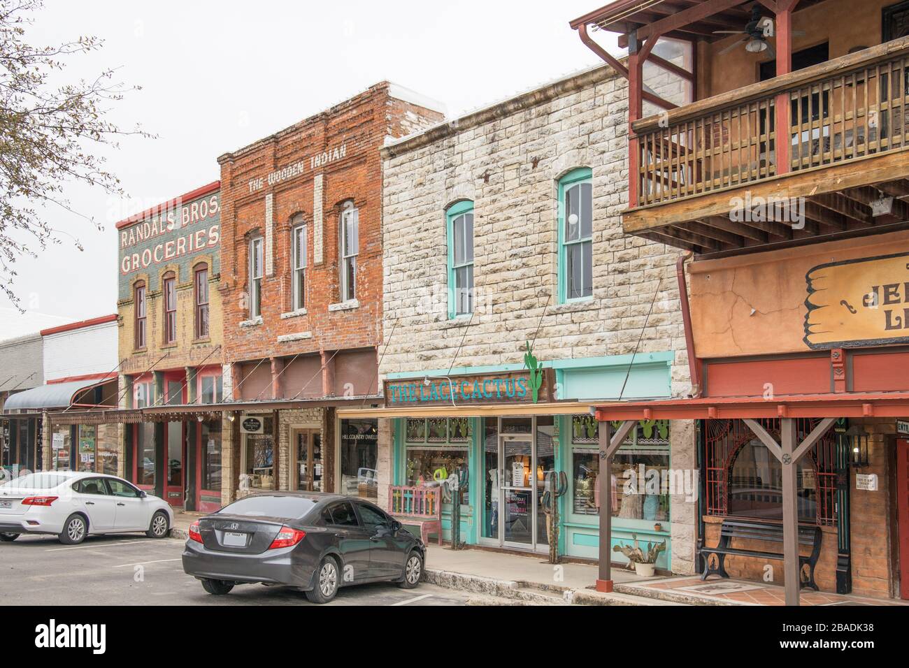 fine old buildings in the small town of hico texas Stock Photo - Alamy