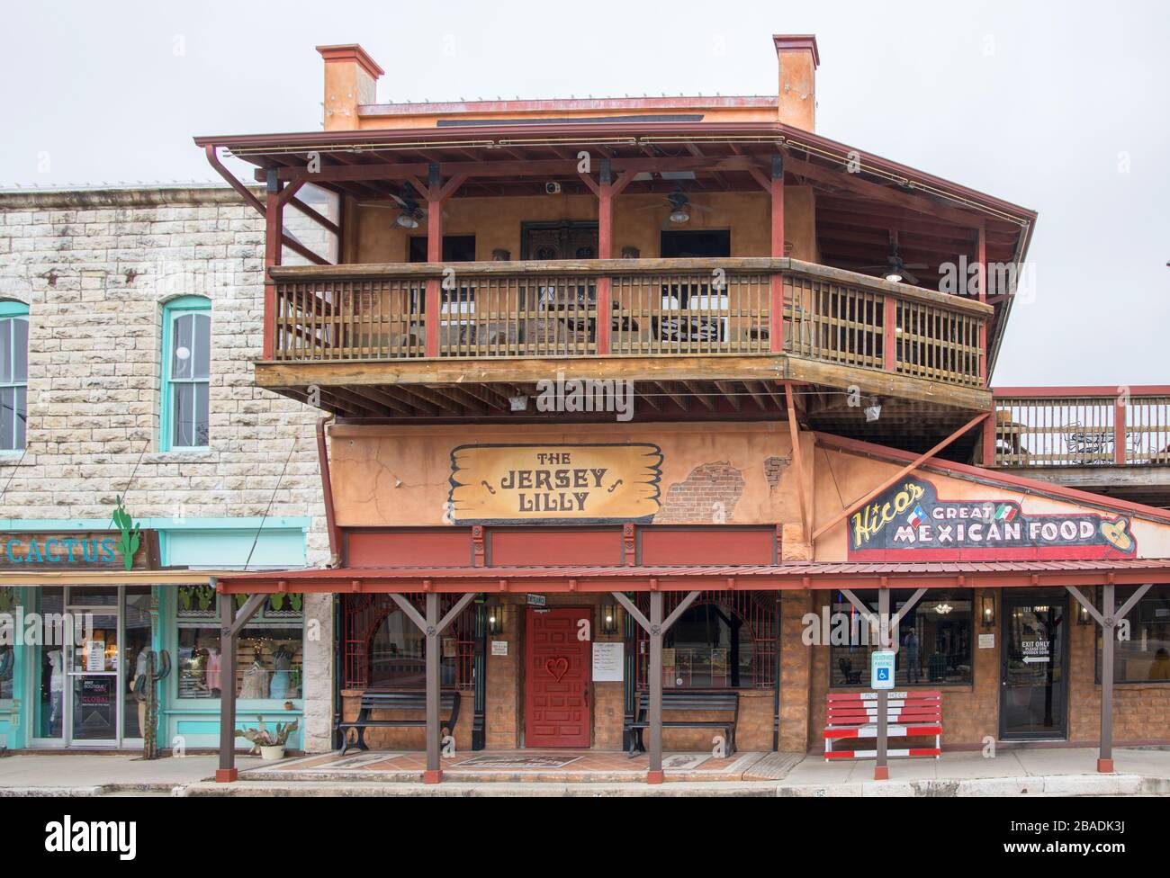 fine old buildings in the small town of hico texas Stock Photo - Alamy
