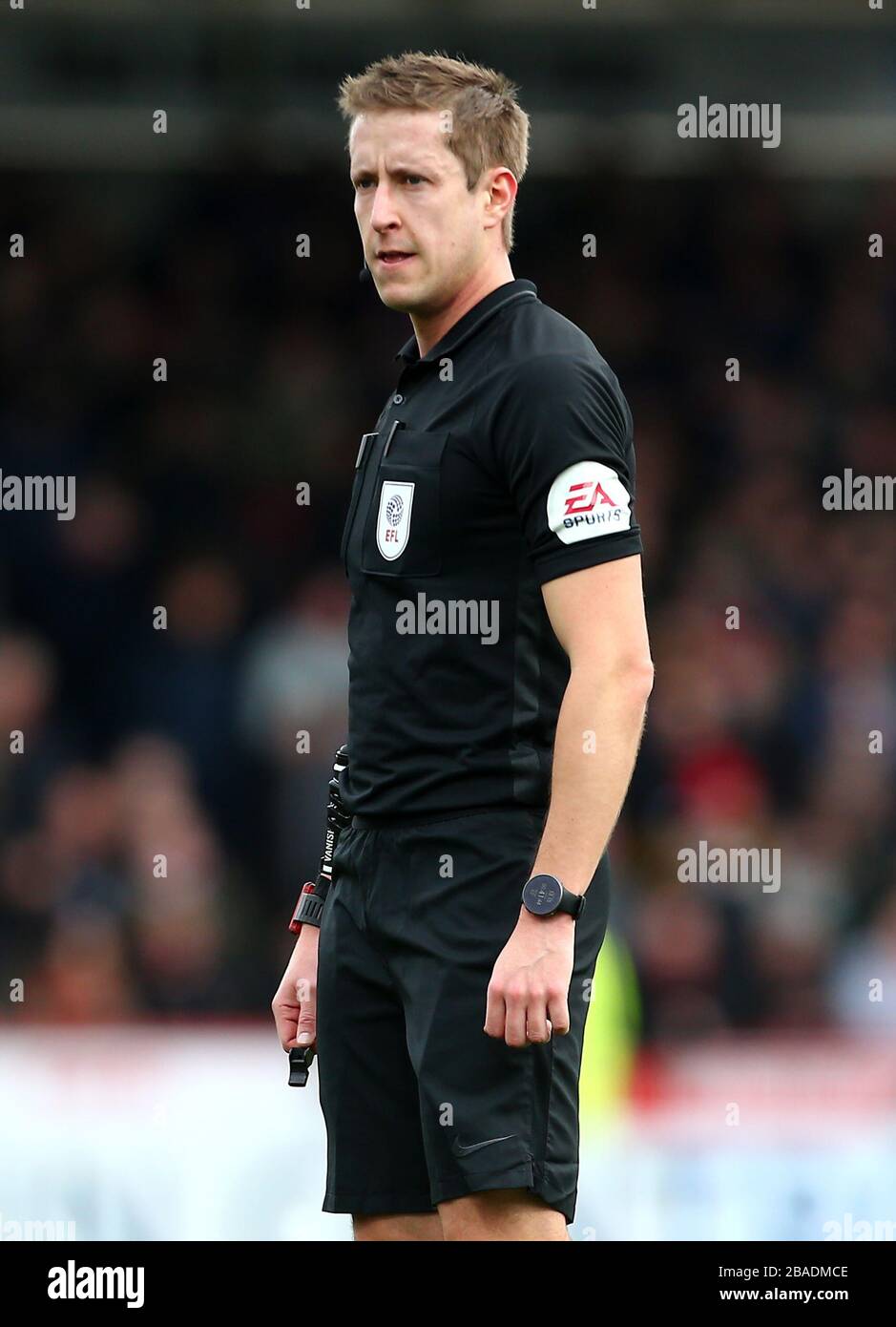 Match referee John Brooks Stock Photo - Alamy