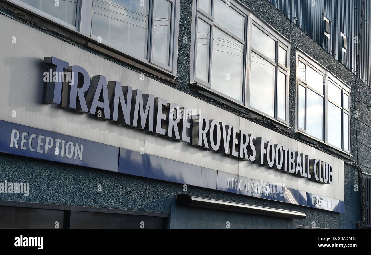 A general view of Prenton Park, home of Tranmere Rovers Stock Photo - Alamy