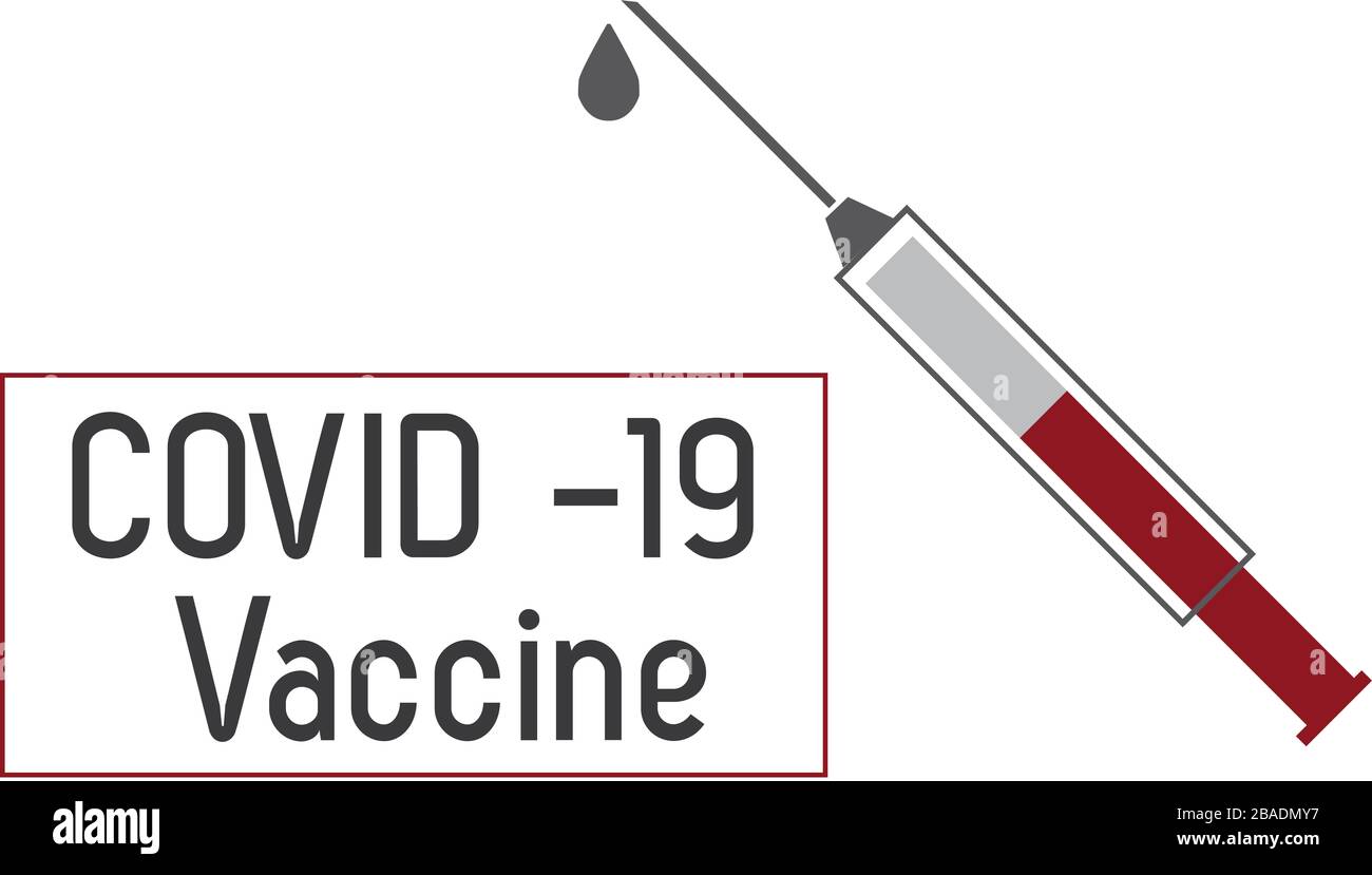 Vaccine cure needle for pandemic virus Stock Photo - Alamy