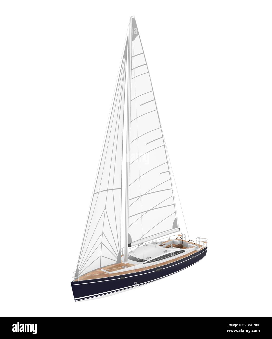 Vintage sail boat Cut Out Stock Images & Pictures - Alamy