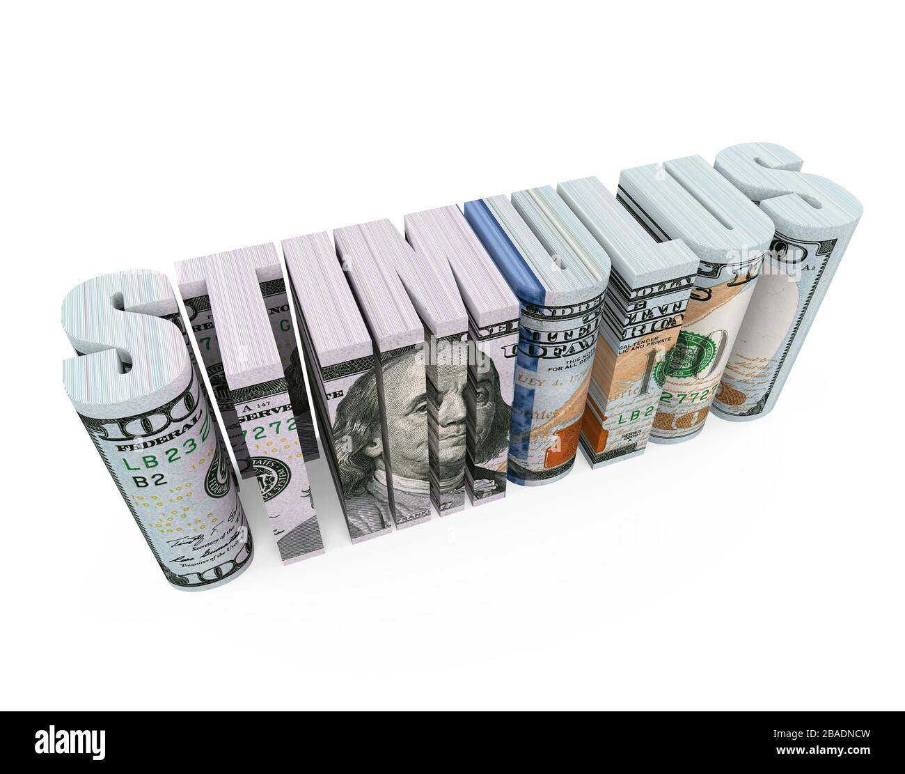 Economic Stimulus US Dollar Illustration Stock Photo - Alamy