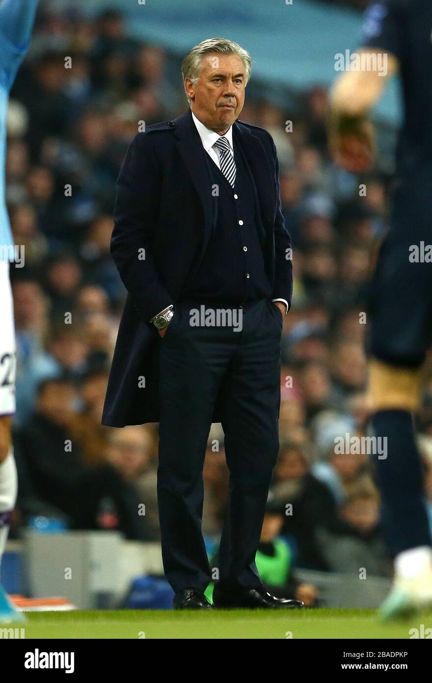 Everton manager Carlo Ancelotti Stock Photo - Alamy