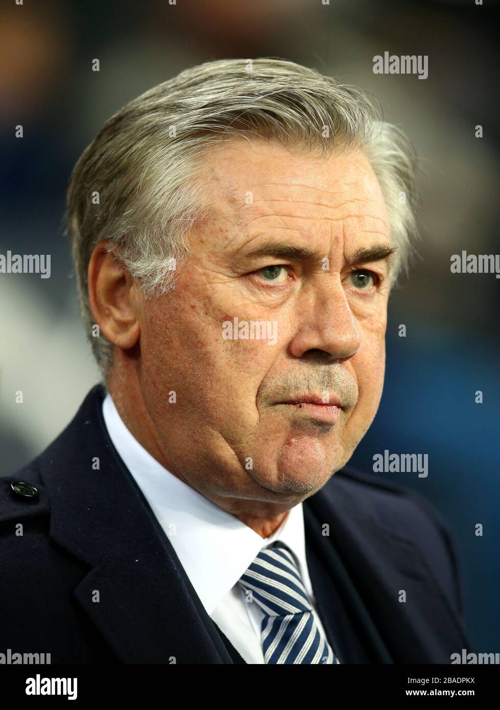Everton manager Carlo Ancelotti Stock Photo - Alamy