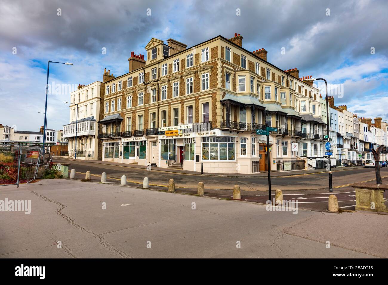 The Churchill Tavern, a Free House pub on the Westcliff at Ramsgate ...