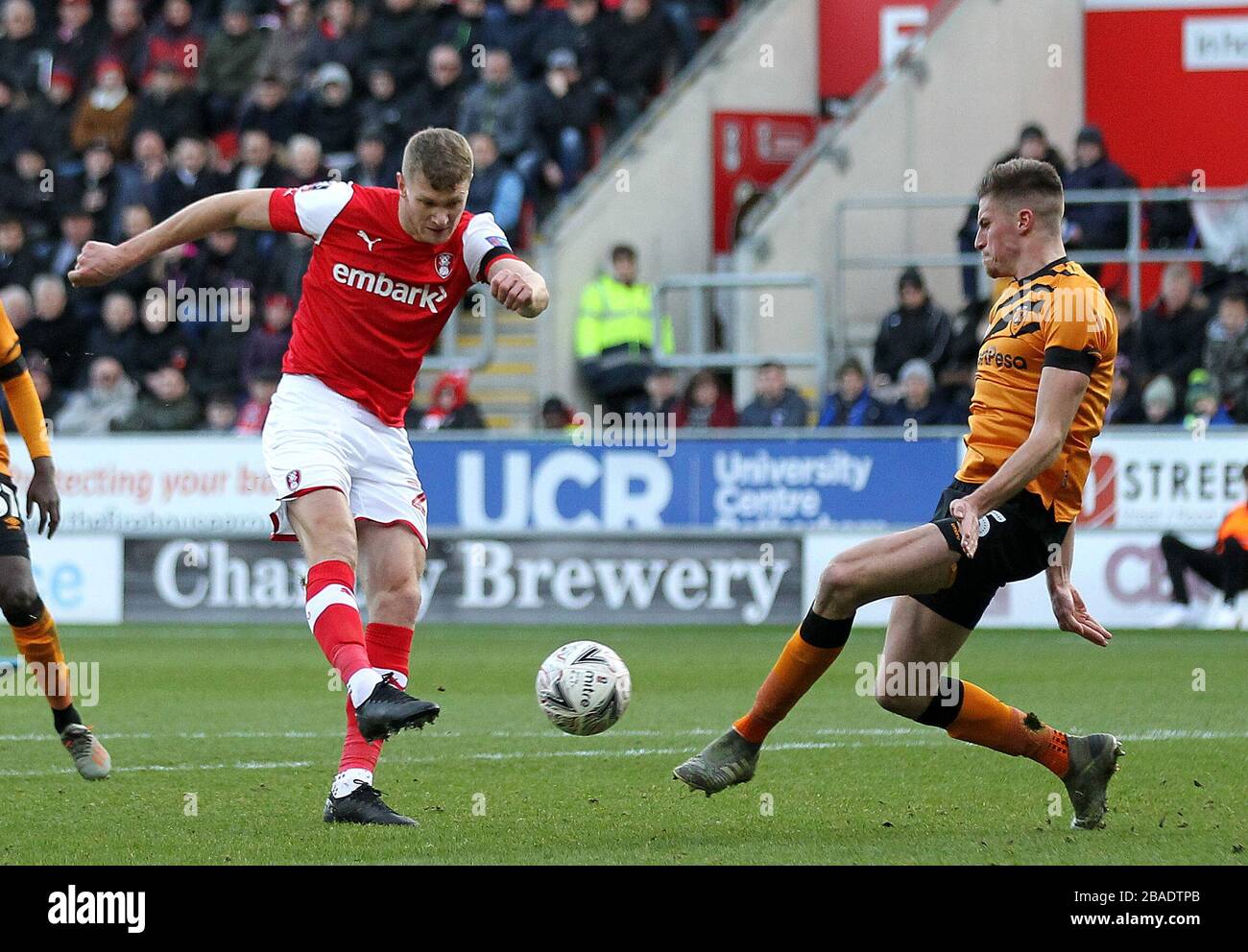 Rotherham United's Michael Smith scores his sides first goal of the ...