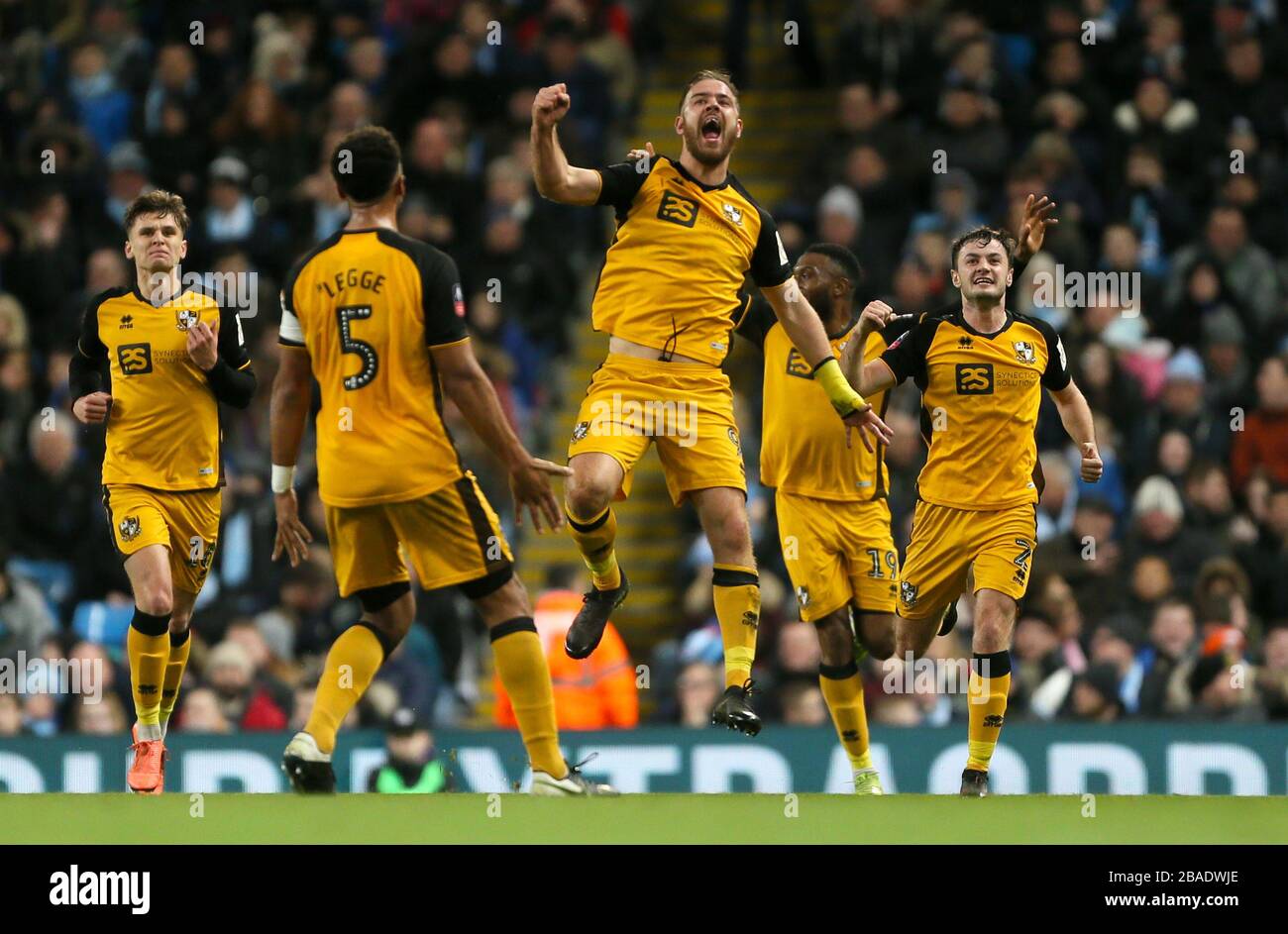 Port vales tom pope celebrates scoring hi-res stock photography and ...