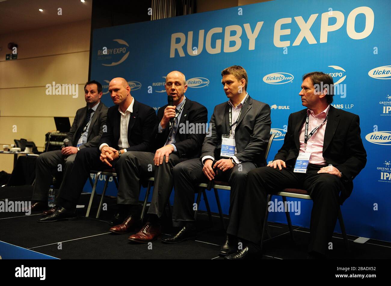 From left to right england captain lawrence dallaglio hi-res stock ...