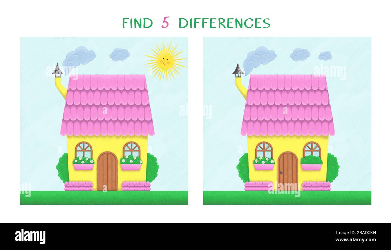 Simple educational game for kids Stock Photo - Alamy