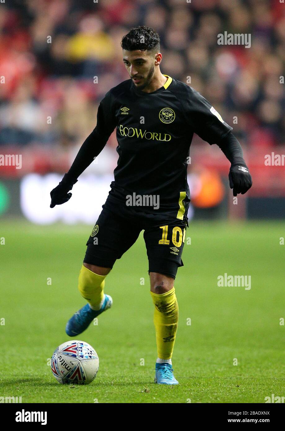 Brentford's Said Benrahma Stock Photo - Alamy