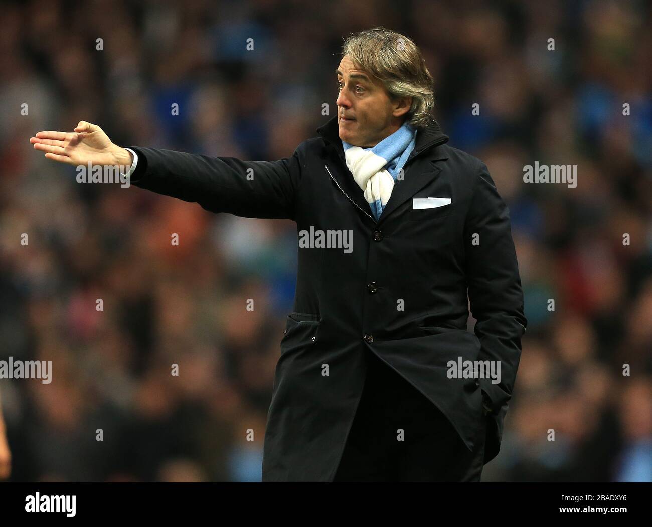 Roberto Mancini, Manchester City manager Stock Photo - Alamy