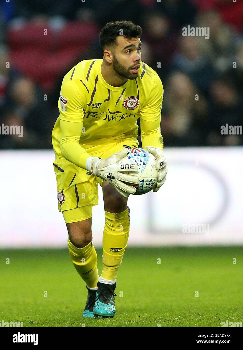 Brentford goalkeeper David Raya Martin Stock Photo - Alamy