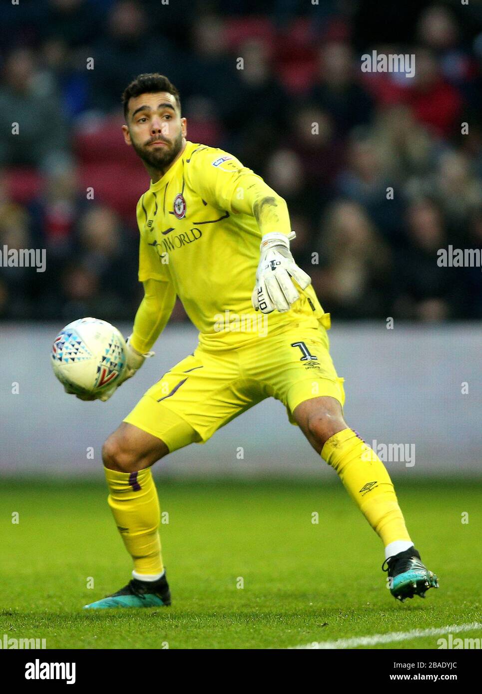 Brentford goalkeeper David Raya Martin Stock Photo - Alamy