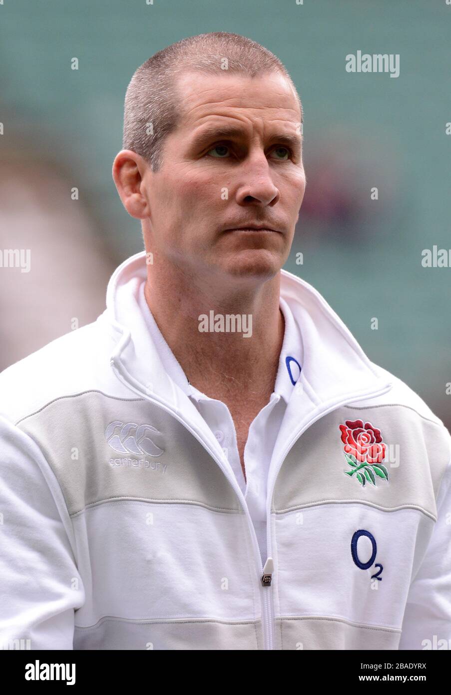 England's coach Stuart Lancaster Stock Photo - Alamy