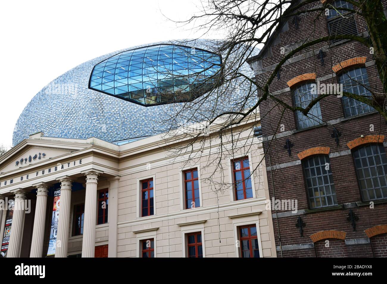 Zwolle, The Netherlands-February 2020; Museum de Fundatie is a museum ...