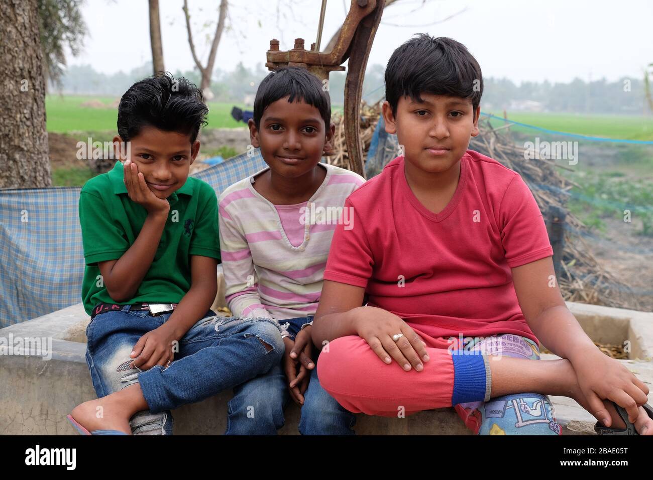 Rural indian village street hi-res stock photography and images - Alamy