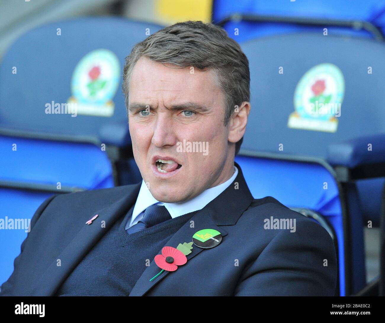 Birmingham City's Manager Lee Clark Stock Photo - Alamy