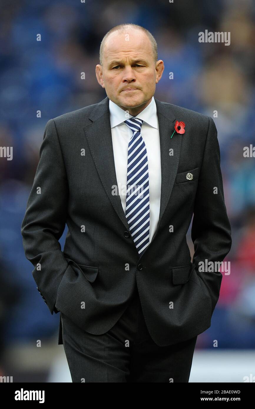 Andy Robinson, Scotland head coach Stock Photo - Alamy