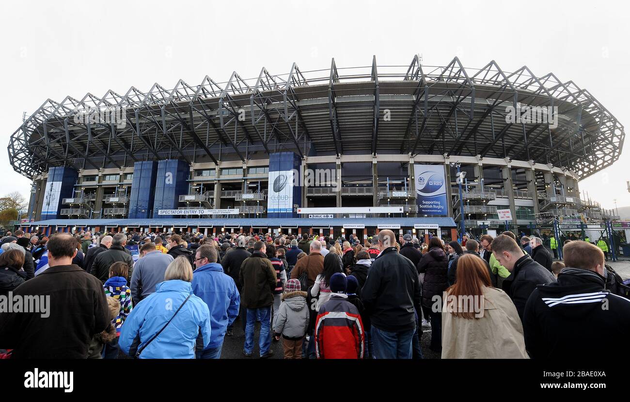 Edinburgh fans hi-res stock photography and images - Alamy
