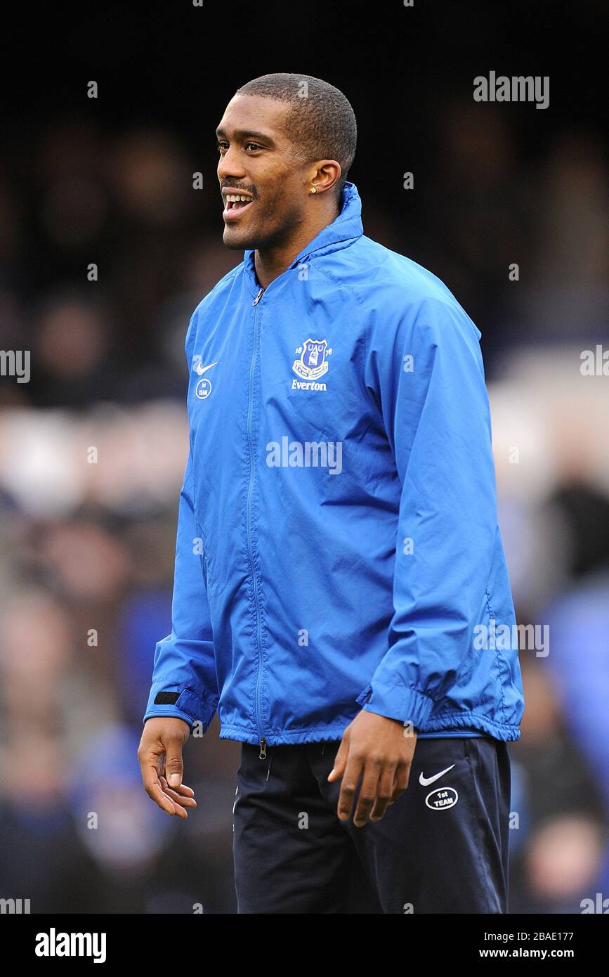 Sylvain Distin, Everton Stock Photo - Alamy