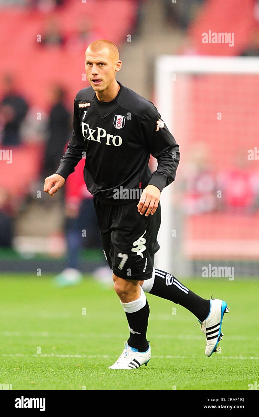 Steve Sidwell, Fulham Stock Photo - Alamy