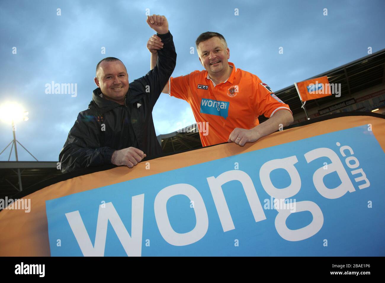 Winners of the Wonga Cash Dash Stock Photo - Alamy