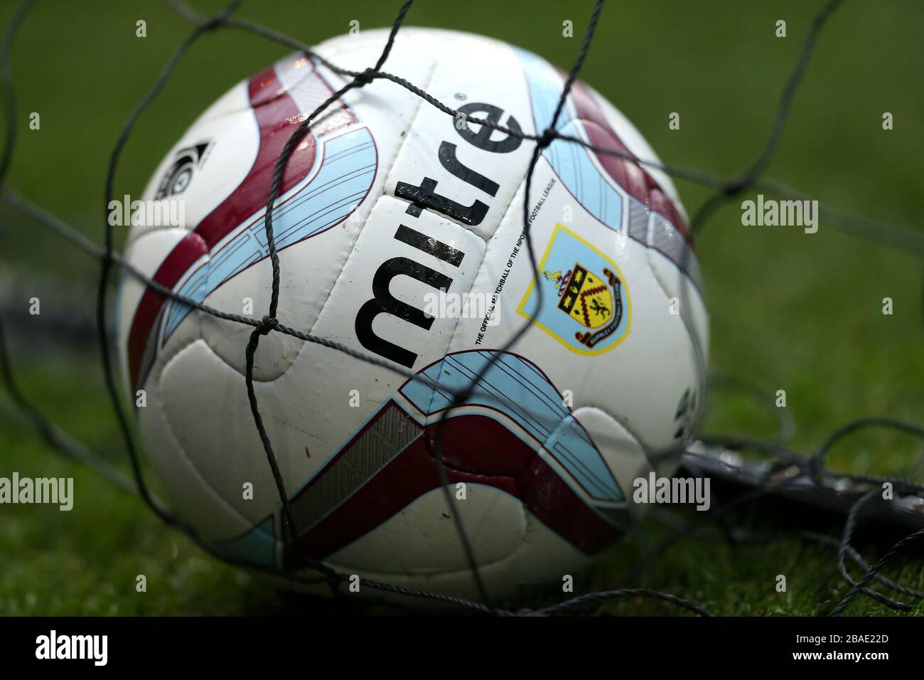A view of the official Burnley match ball Stock Photo - Alamy
