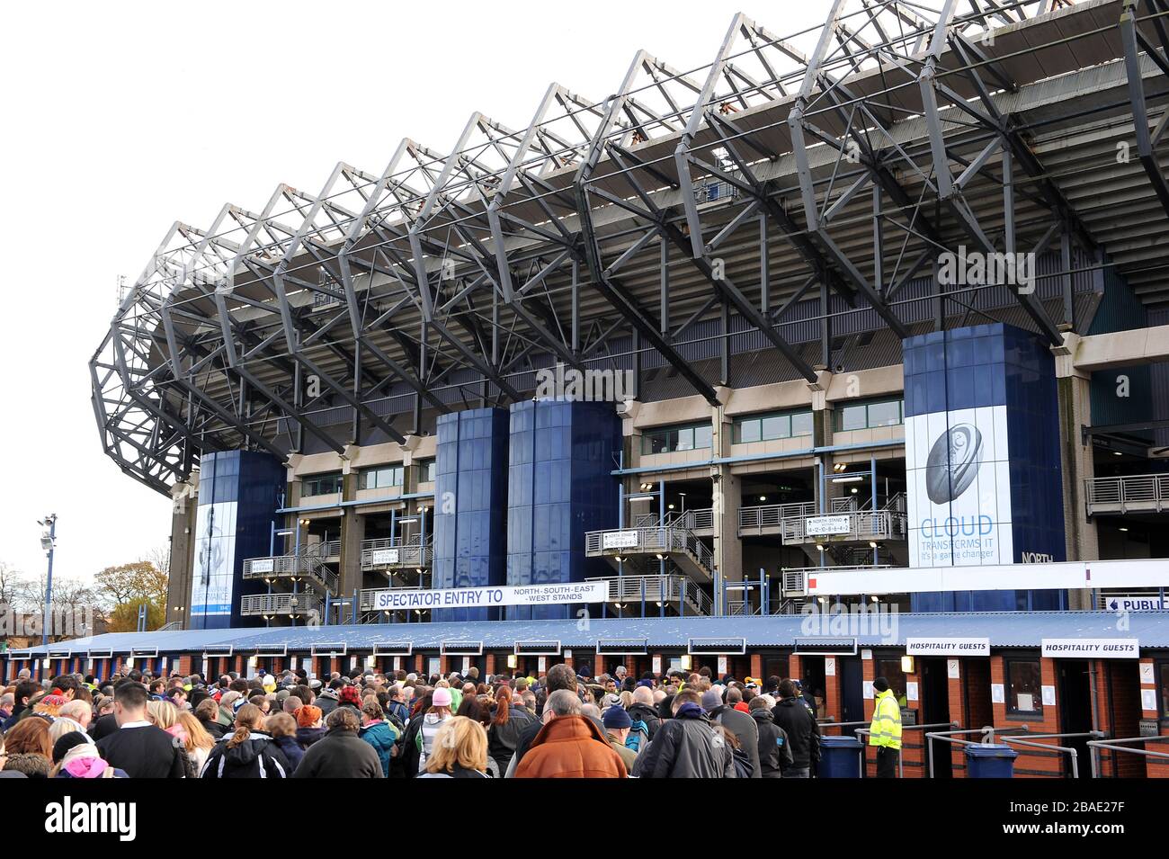 Murrayfield stadium general view hi-res stock photography and images ...