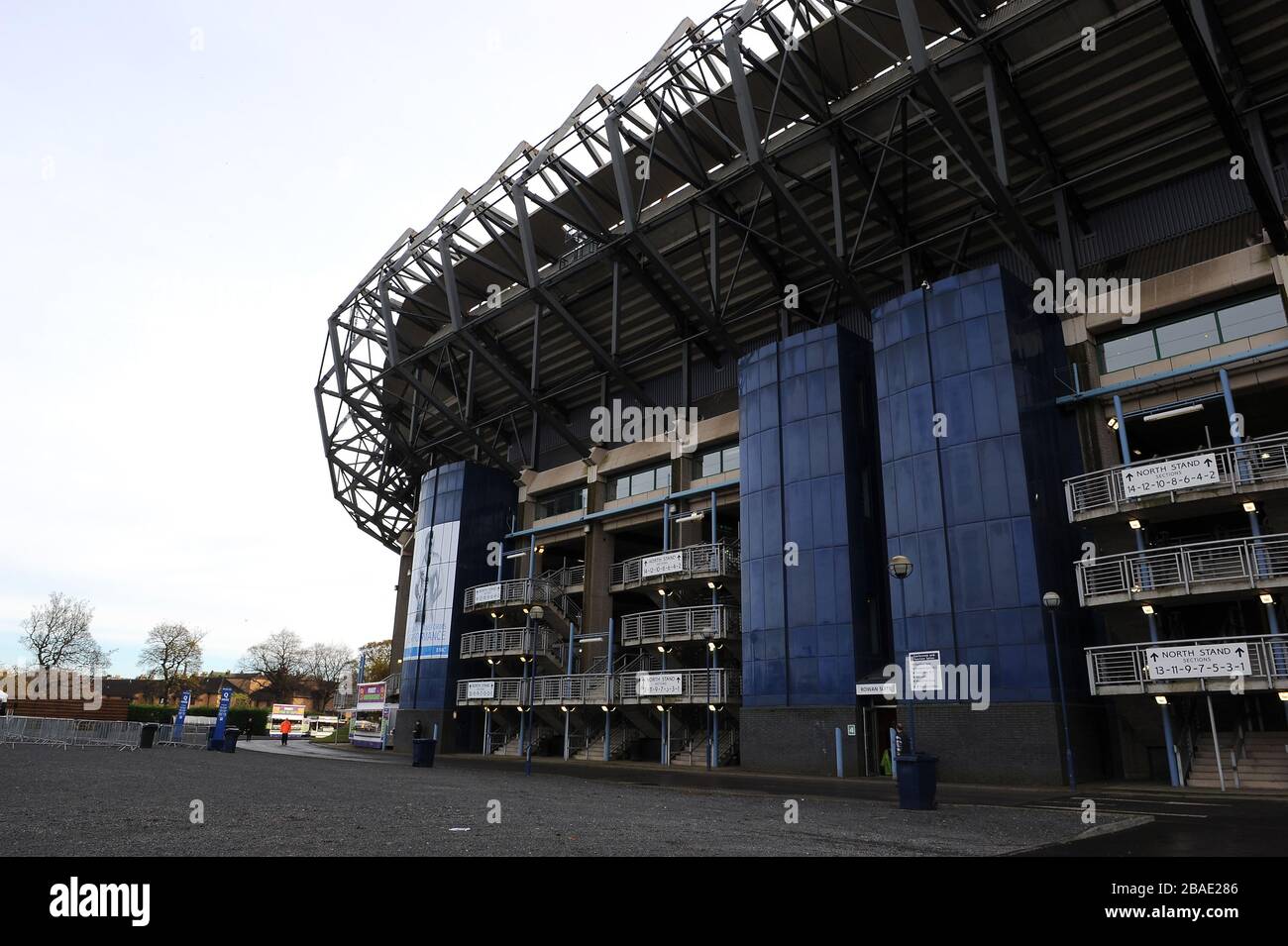 Murrayfield stadium view hi-res stock photography and images - Alamy