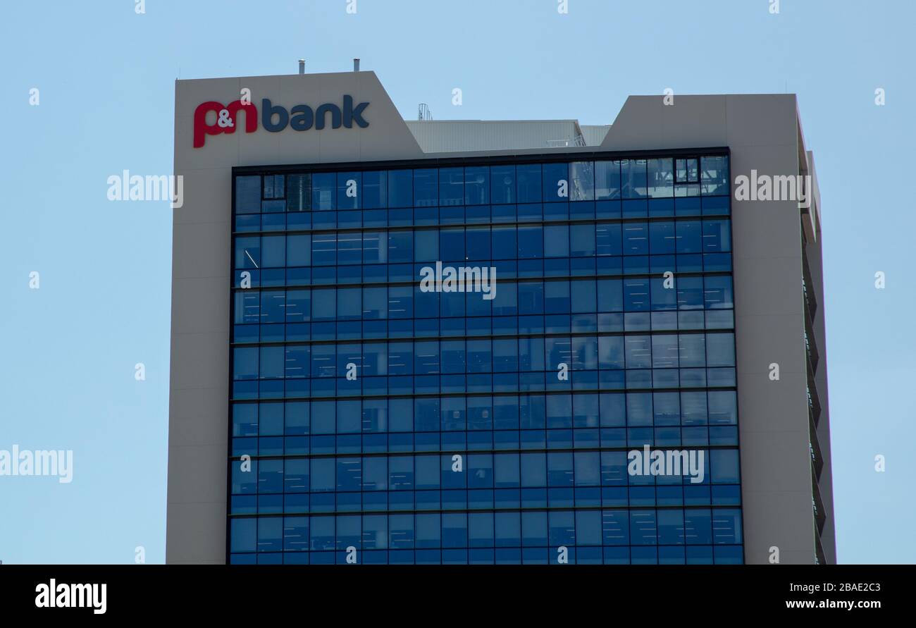 P&N Bank high rise building seen in Perth, western Australia Stock ...