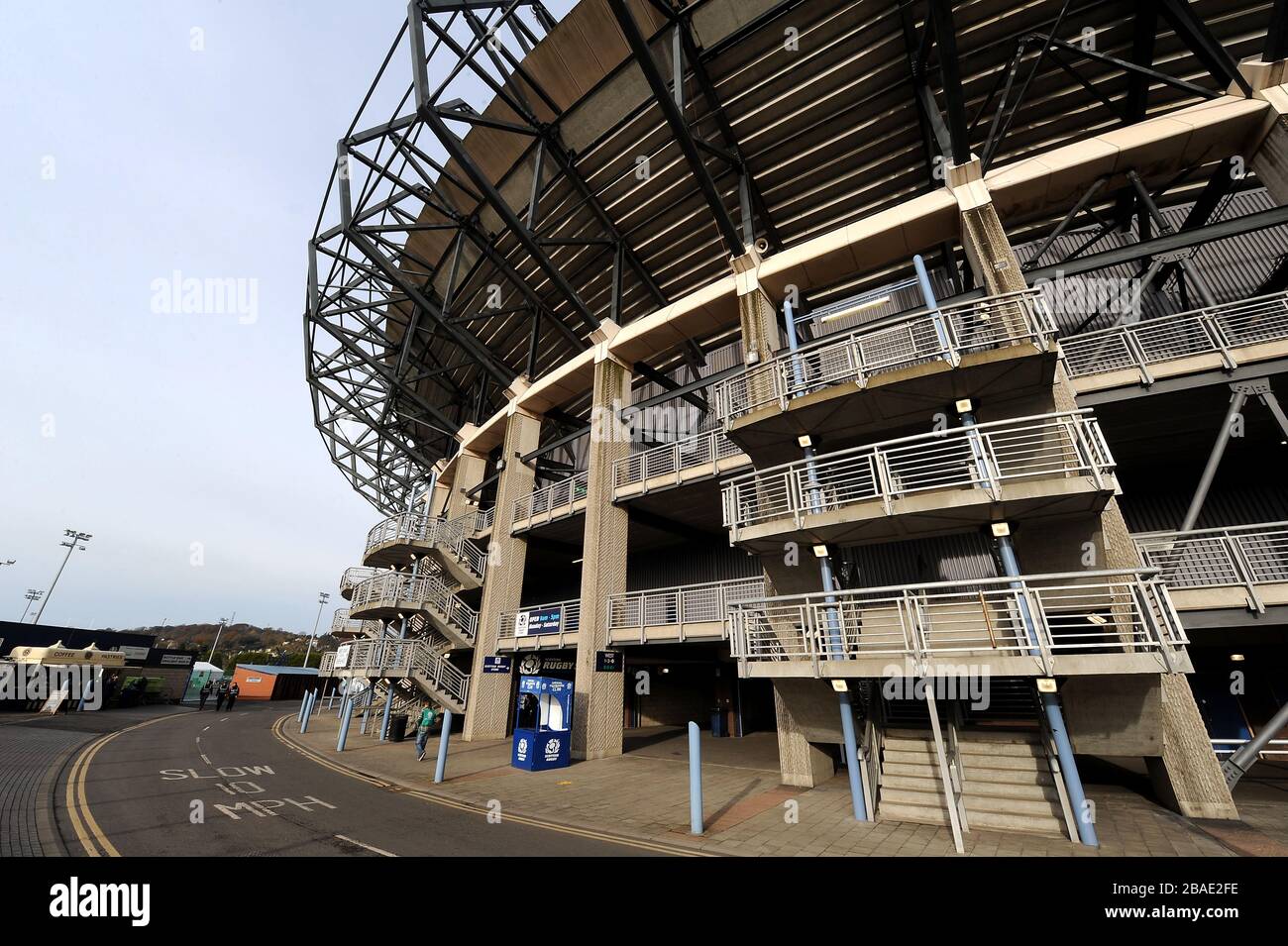 Murrayfield stadium view hi-res stock photography and images - Alamy