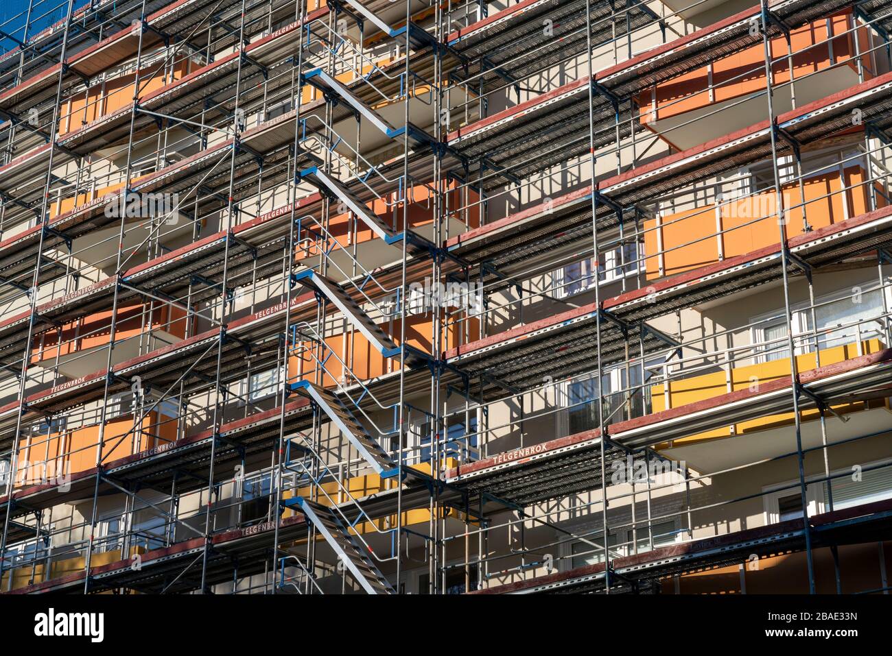 Energetic renovation of a high-rise residential building, rental ...