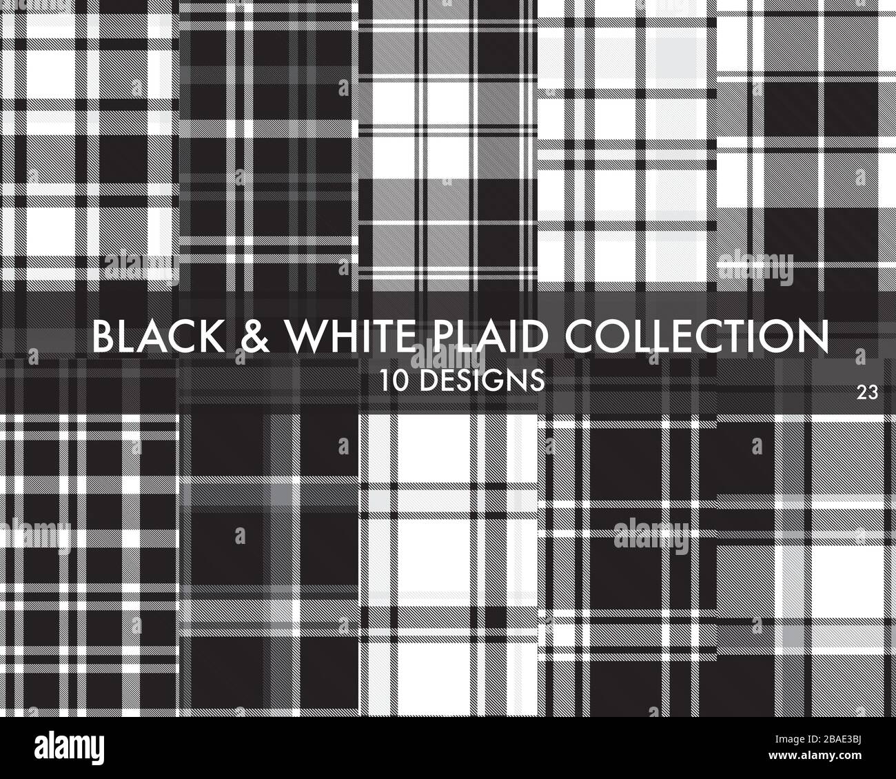 Checkered irregular pattern abstract monochrome Black and White Stock ...