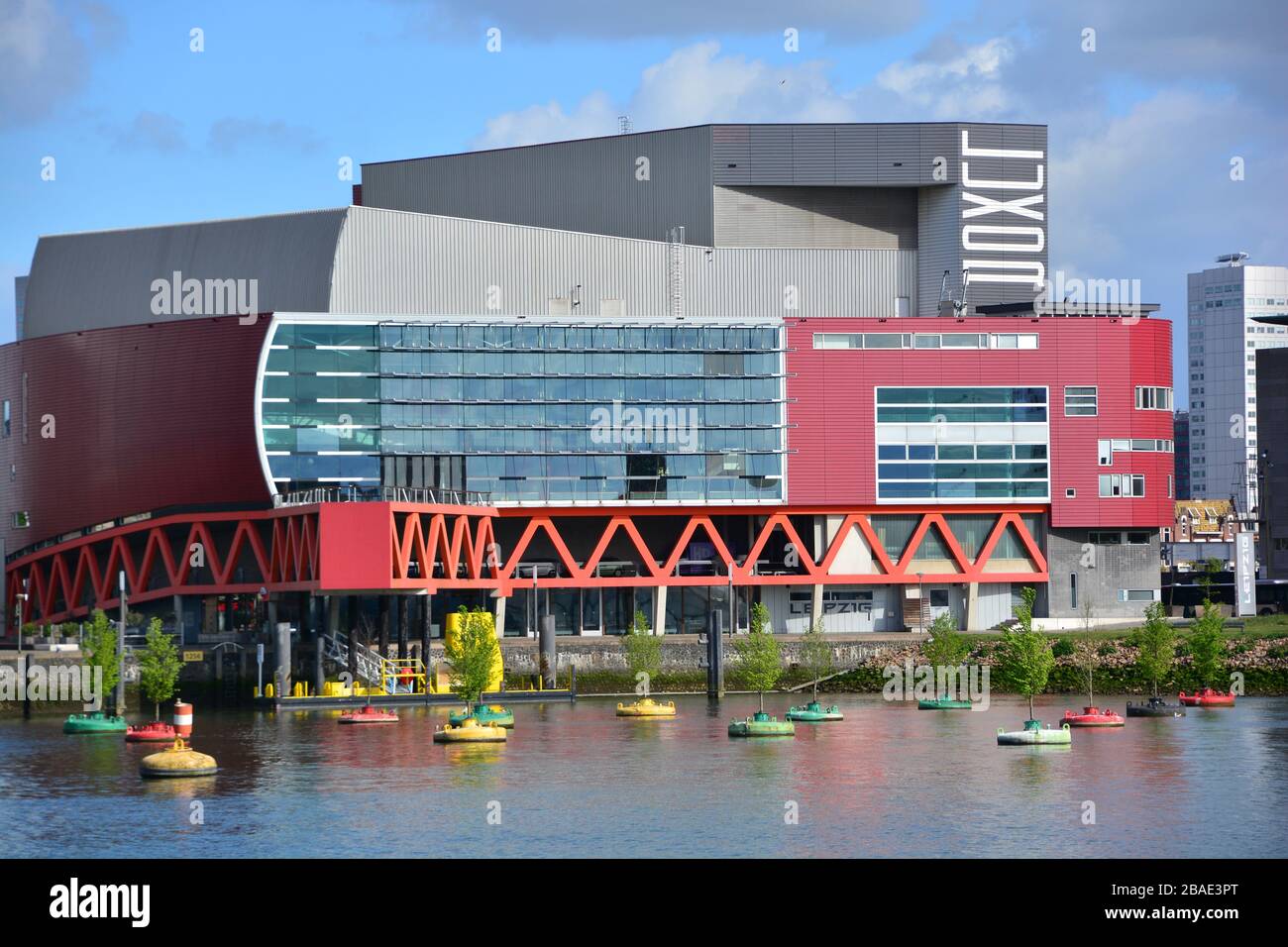 Rotterdam, The Netherlands, May 2019; View from the Rijnhaven on the ...